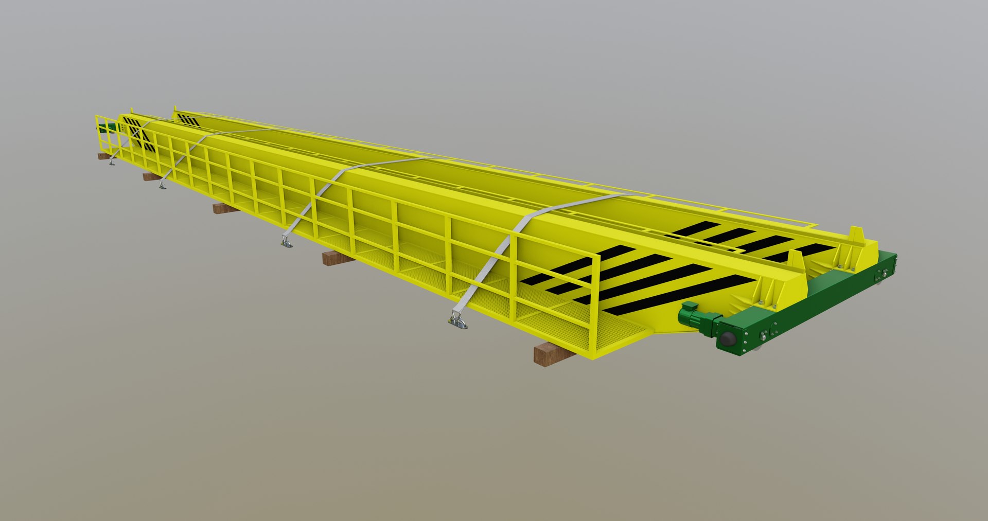 3D CARGO MODELS FOR TRUCK TRAILER-Overhead Crane Type-1 - TurboSquid ...