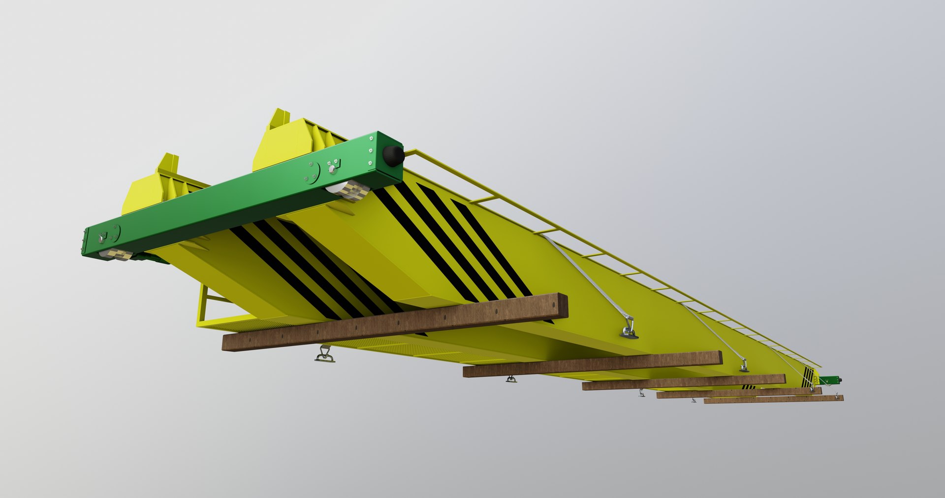 3D CARGO MODELS FOR TRUCK TRAILER-Overhead Crane Type-1 - TurboSquid ...