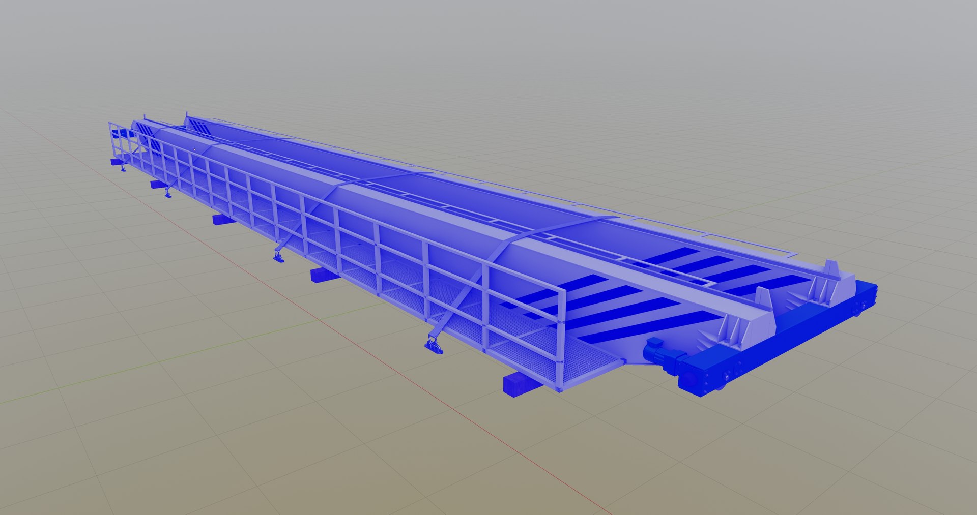 3D CARGO MODELS FOR TRUCK TRAILER-Overhead Crane Type-1 - TurboSquid ...