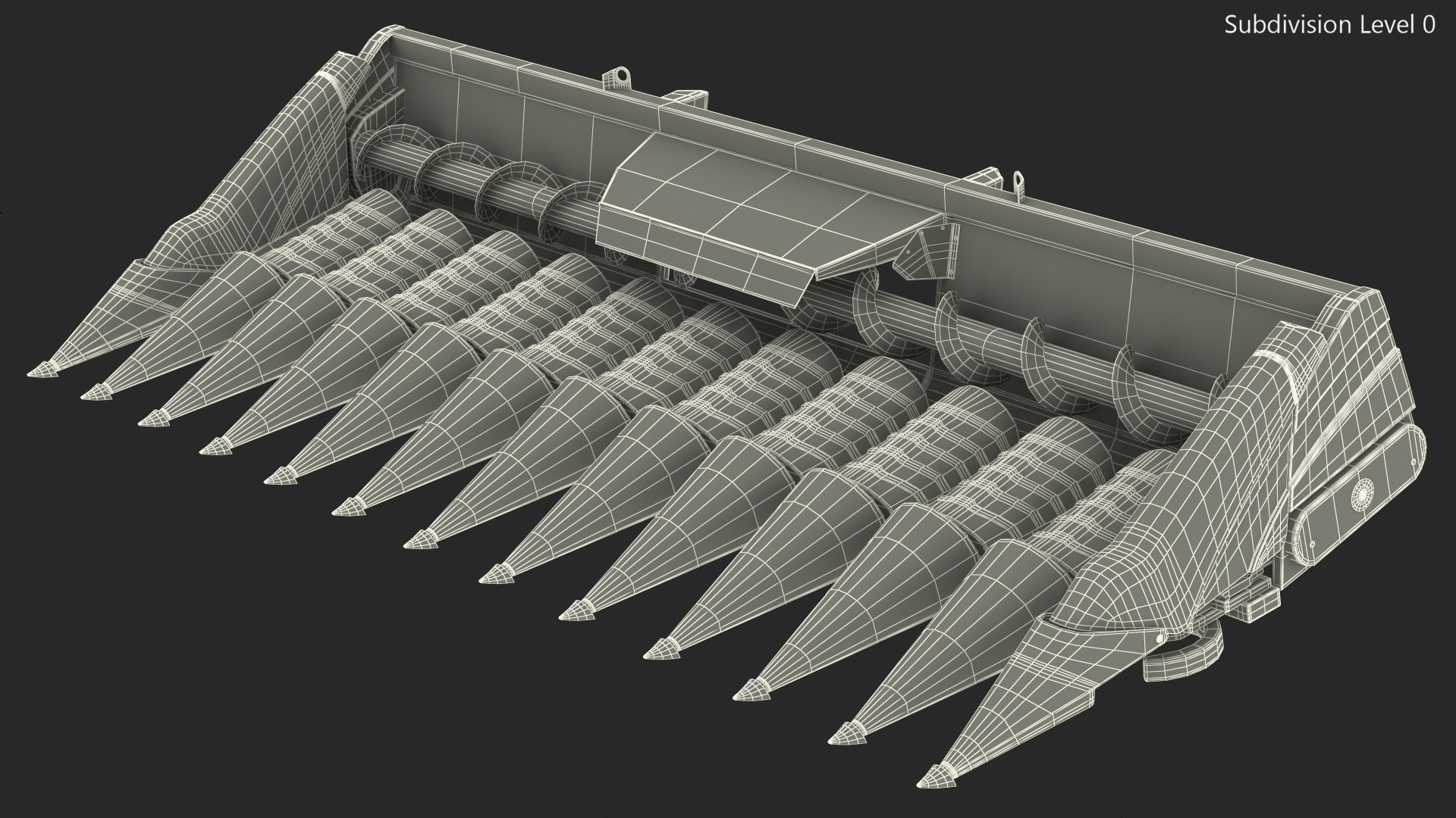 3D Rigid Corn Header 12 Rows New Holland Agriculture 980CR - TurboSquid ...