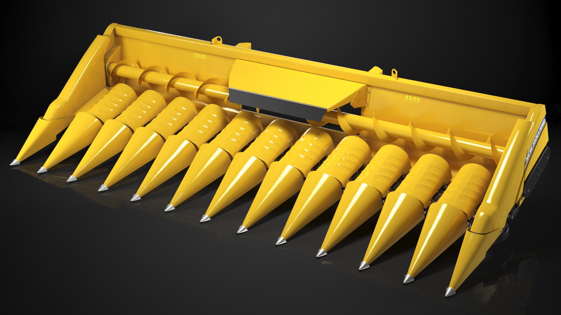3D Rigid Corn Header 12 Rows New Holland Agriculture 980CR - TurboSquid ...