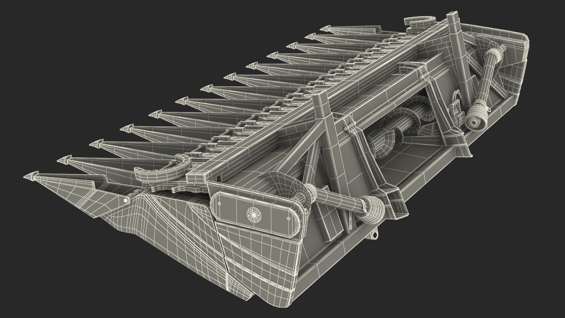 3D Rigid Corn Header 12 Rows New Holland Agriculture 980CR - TurboSquid ...