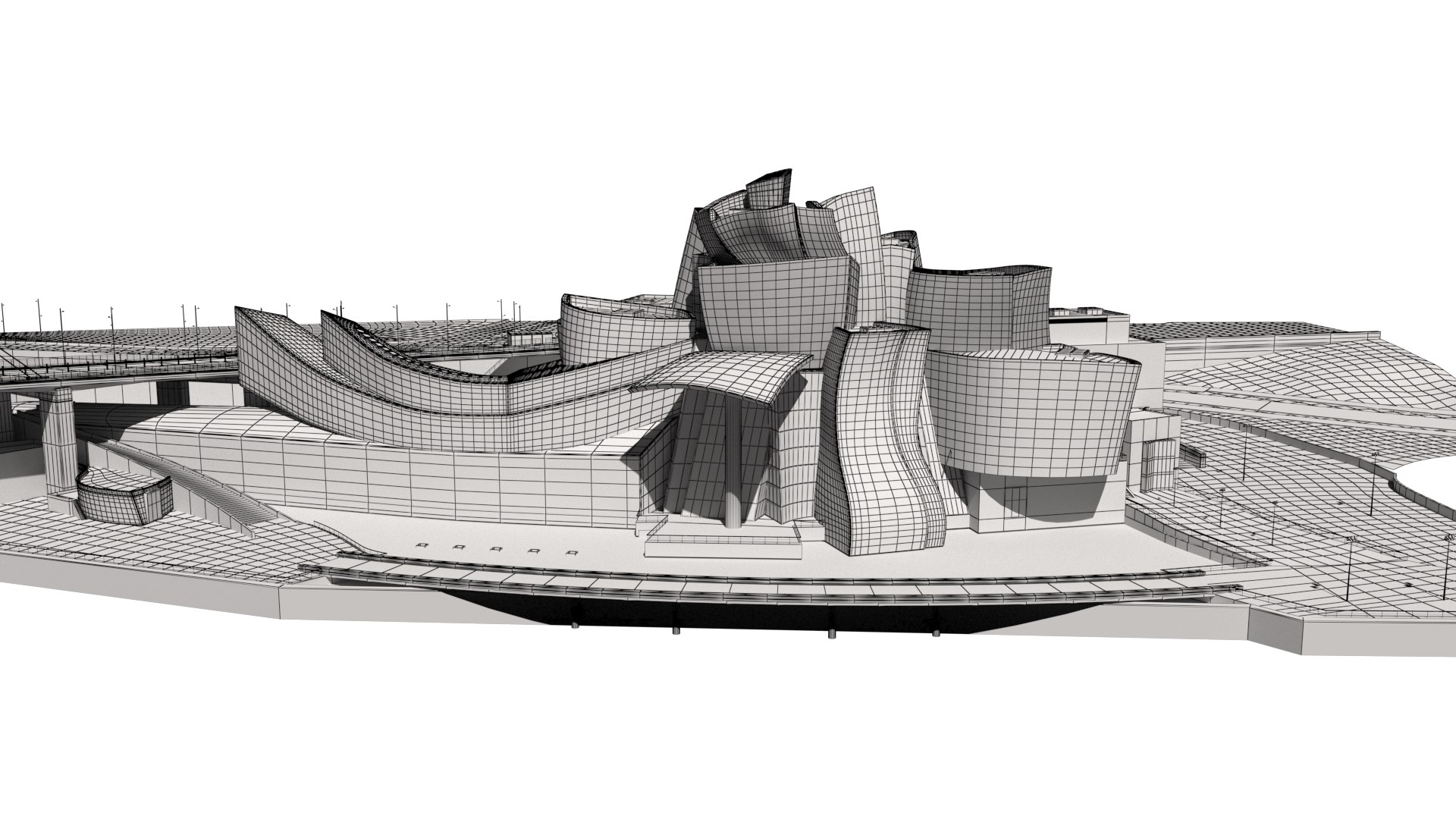 3D Model Guggenheim Museum Bilbao - TurboSquid 2196680