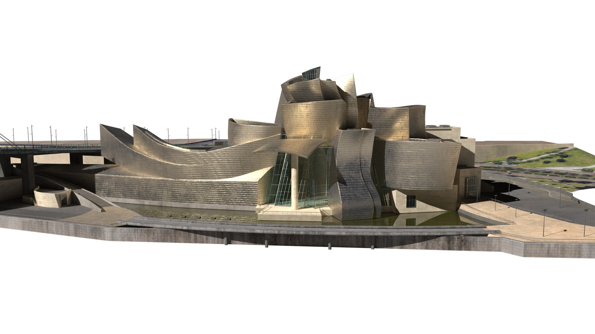 3D Model Guggenheim Museum Bilbao - TurboSquid 2196680
