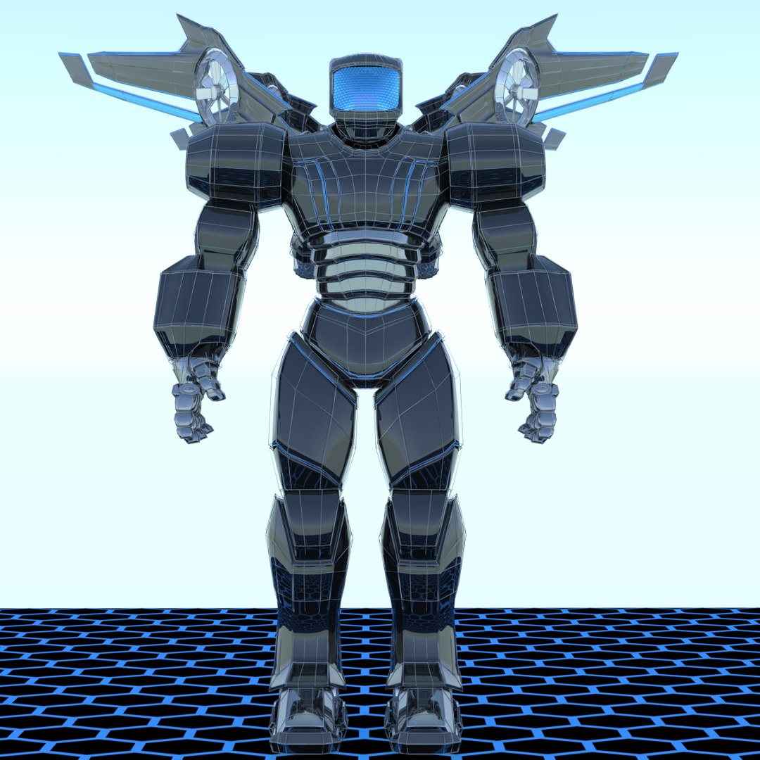 Wing Robot 3D - TurboSquid 1508443