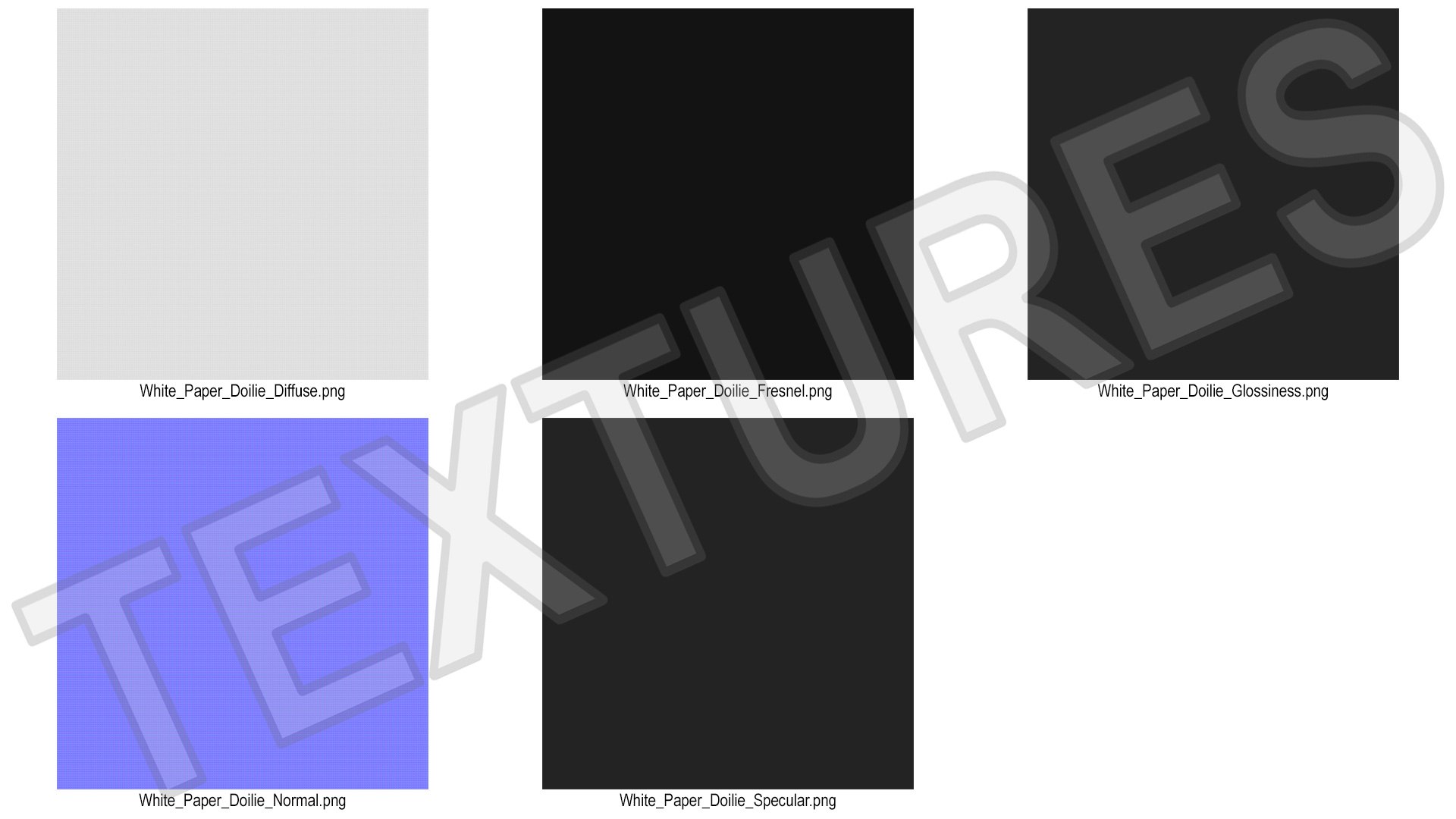 Lace Paper Doilie White 3d Model Turbosquid 2031821