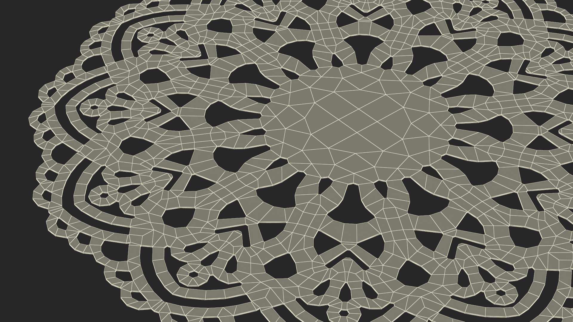 Lace Paper Doilie White 3D Model - TurboSquid 2031821