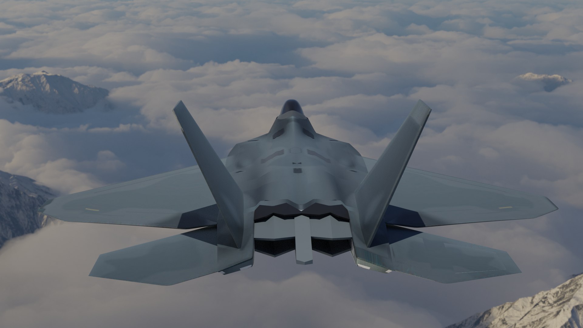 F22 5TH GEN FIGHTER JET 3D Model LOW POLY 3D - TurboSquid 1991943