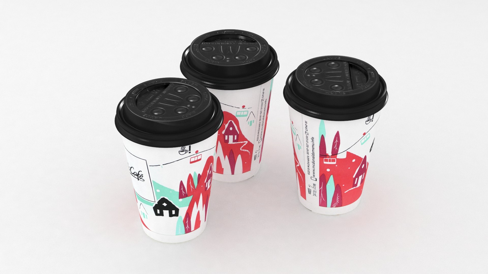 Mcdonald Cup Winter 3D Model - TurboSquid 1361337