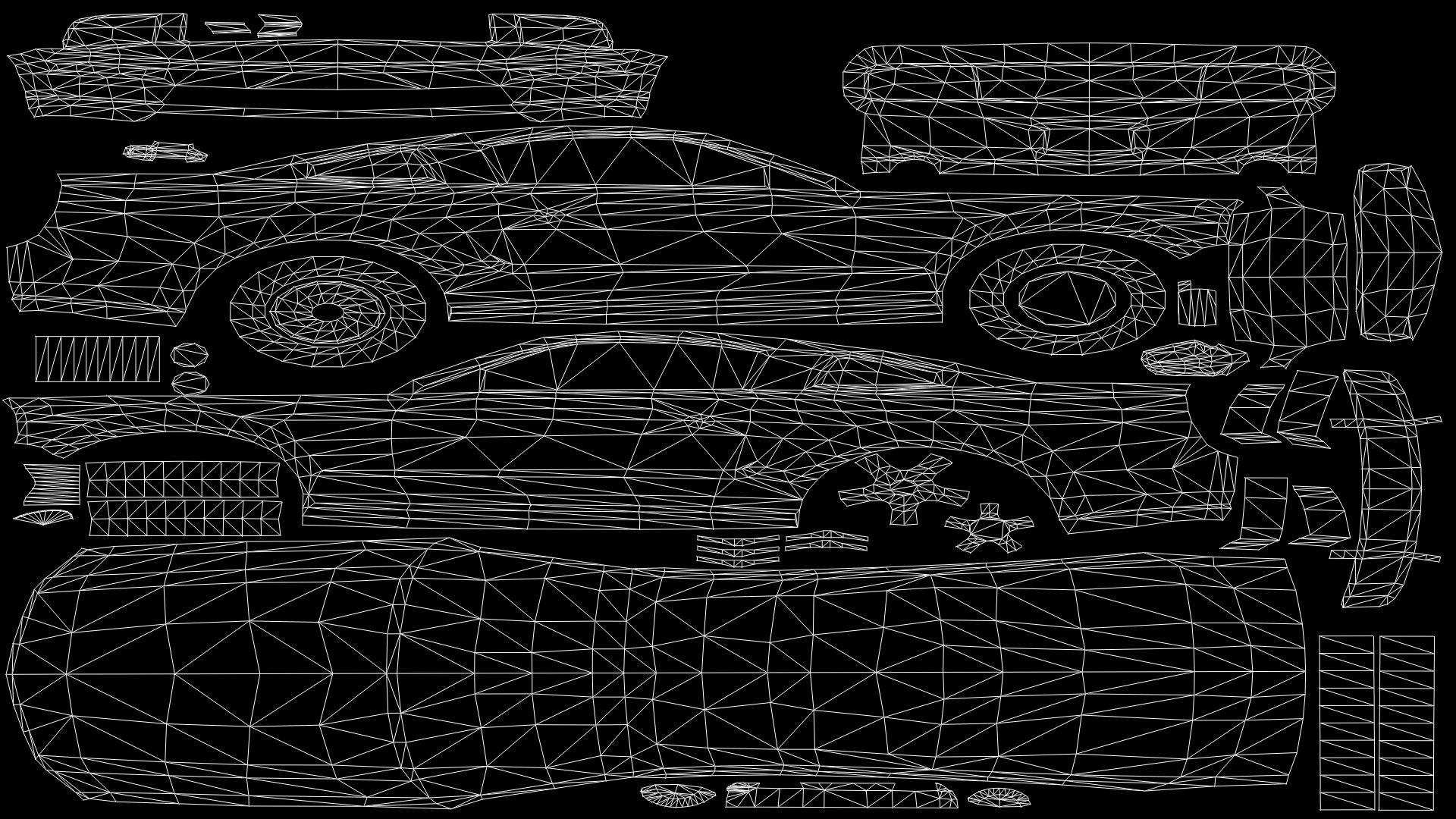 Sports Car Challenge Low Poly With Texture Model - TurboSquid 2236117