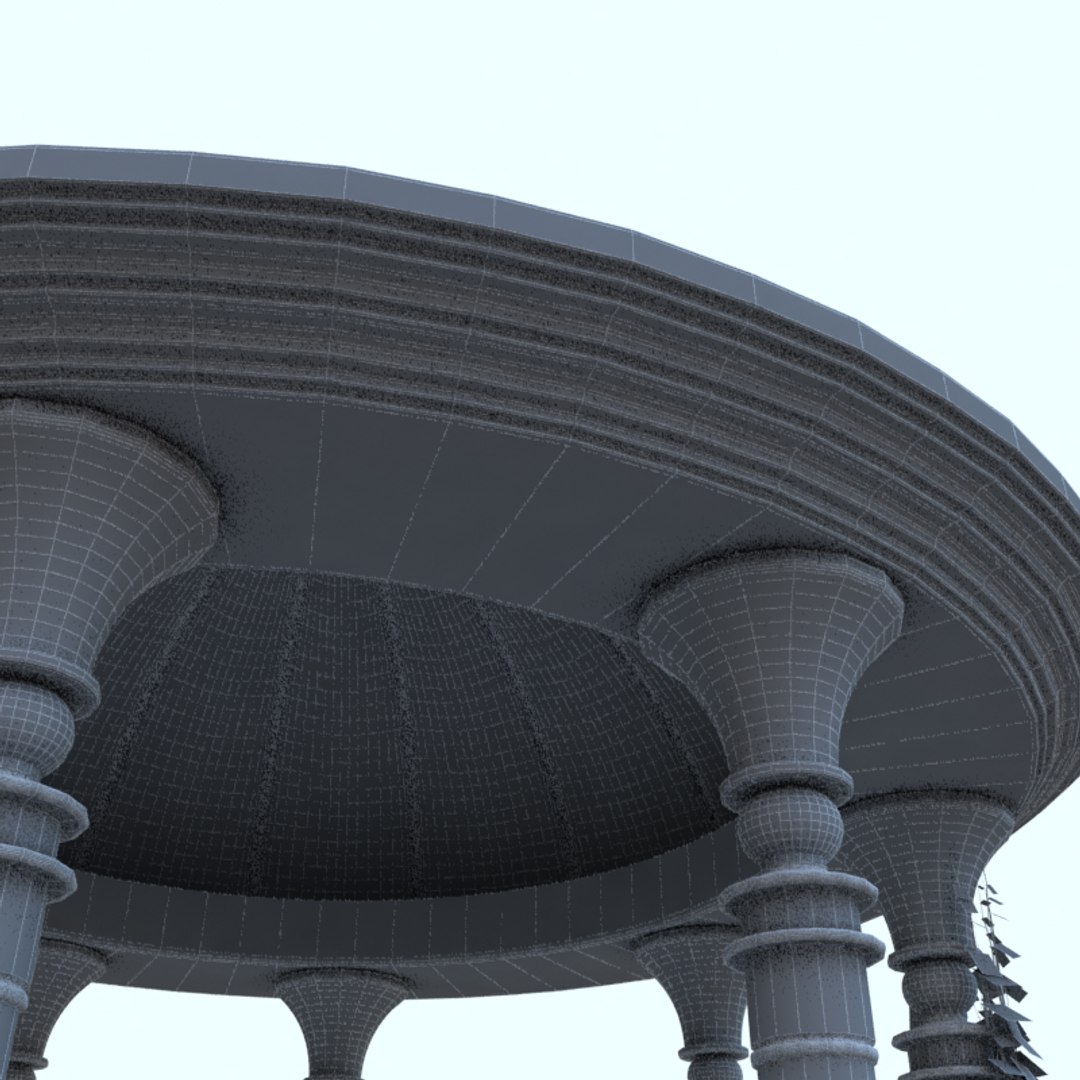 Park Gazebo Obj