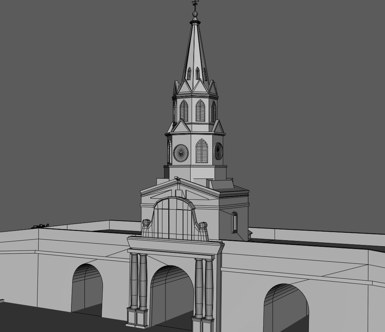 Clock tower 3D model - TurboSquid 1150145