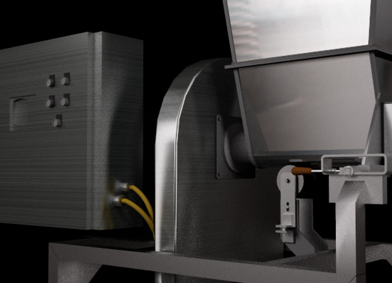 Screw Feeder 3d Model