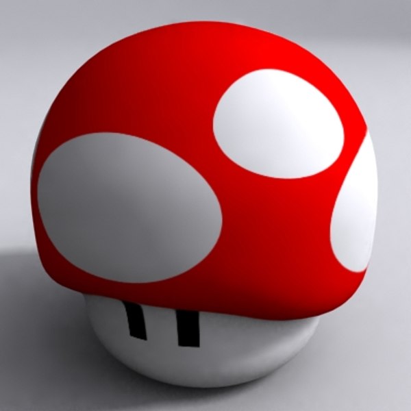 modelo 3d hongo mario gratis - TurboSquid 217827