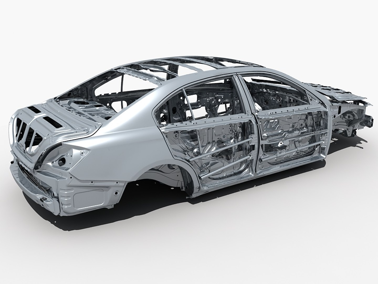 Car Frame 3D Model - TurboSquid 1241146