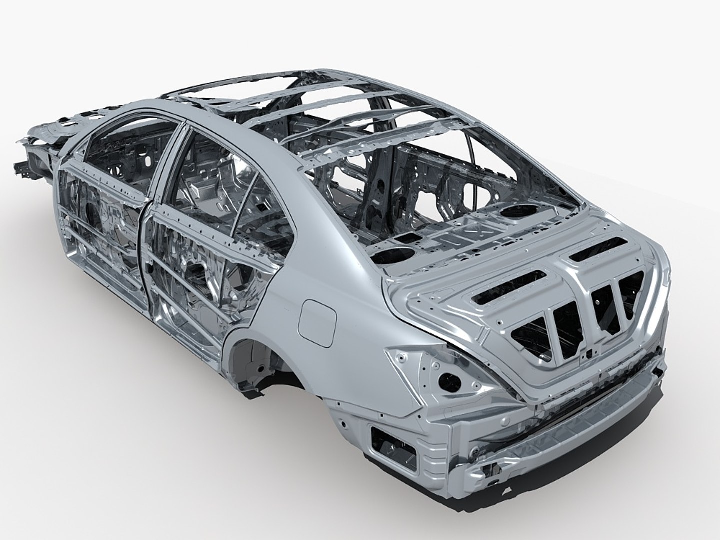 Car Frame 3D Model - TurboSquid 1241146