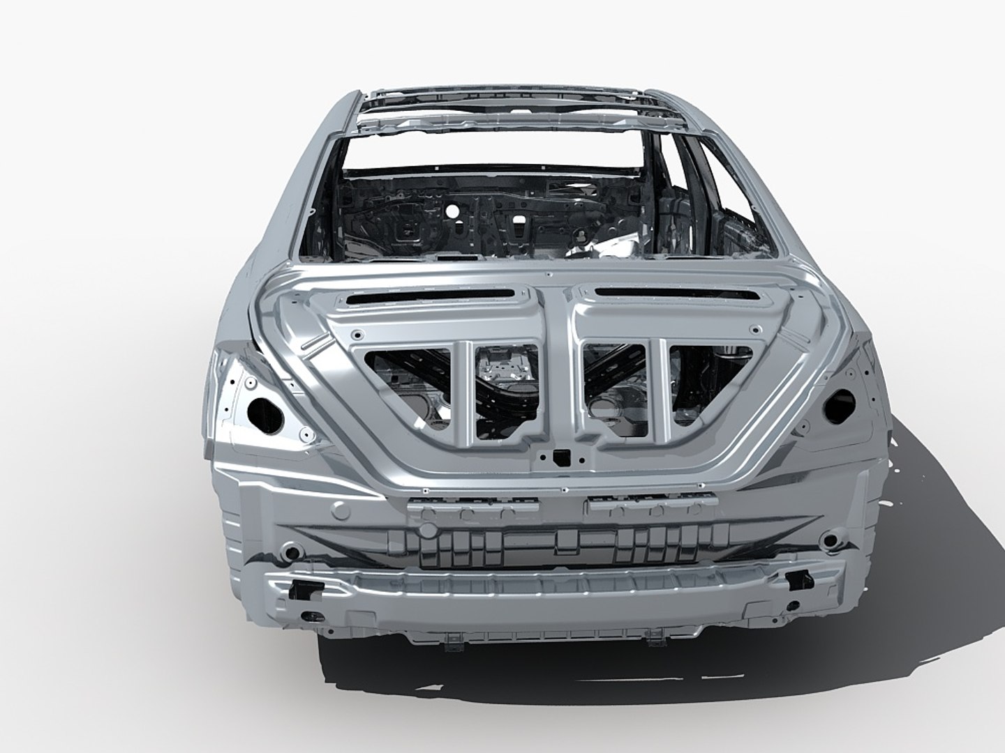 Car Frame 3D Model - TurboSquid 1241146