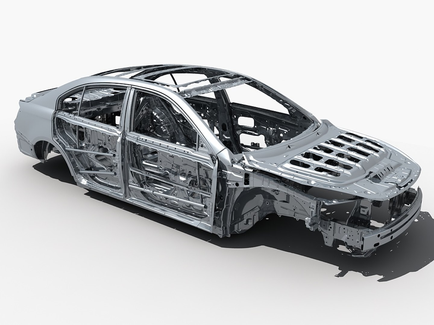 Car Frame 3D Model - TurboSquid 1241146