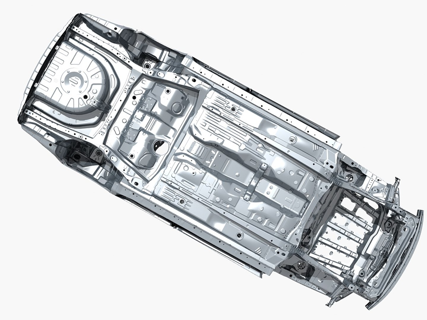 Car Frame 3D Model - TurboSquid 1241146