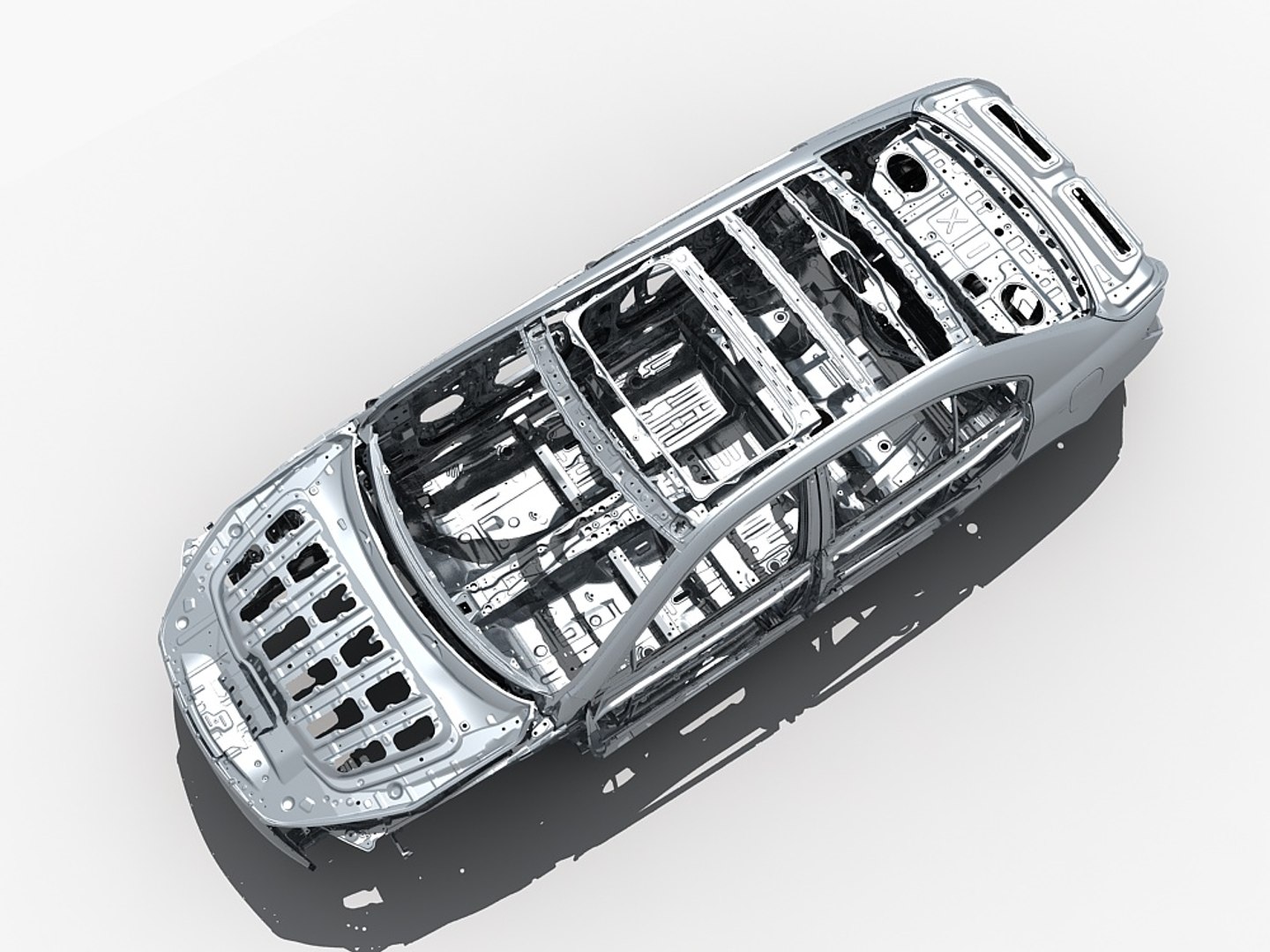 Car Frame 3D Model - TurboSquid 1241146