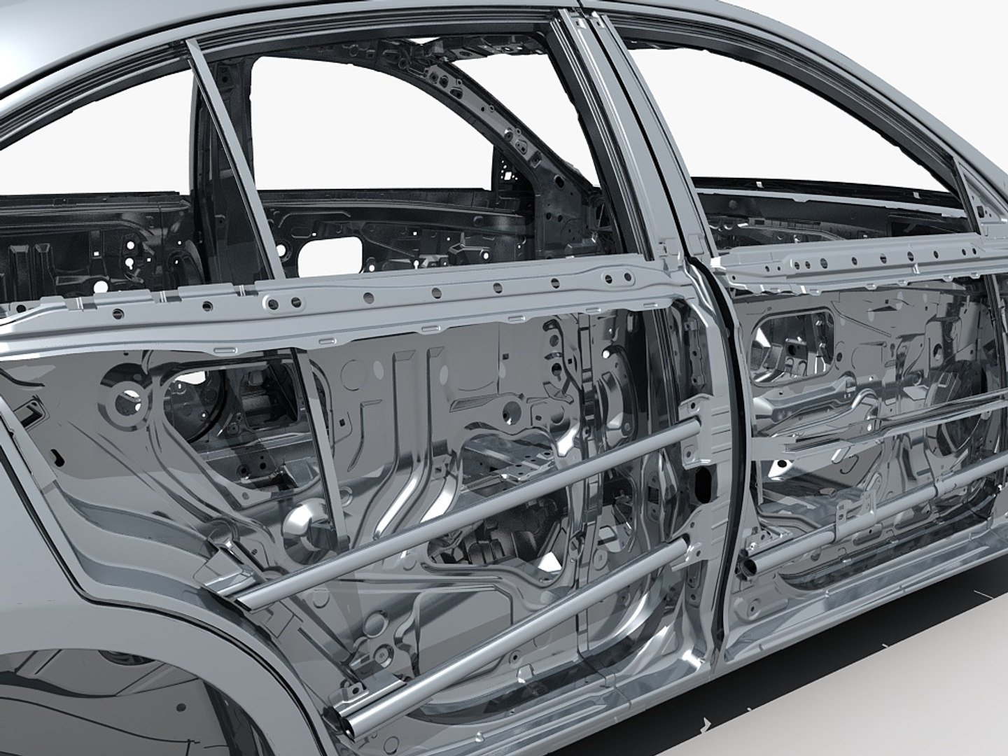 Car Frame 3D Model - TurboSquid 1241146