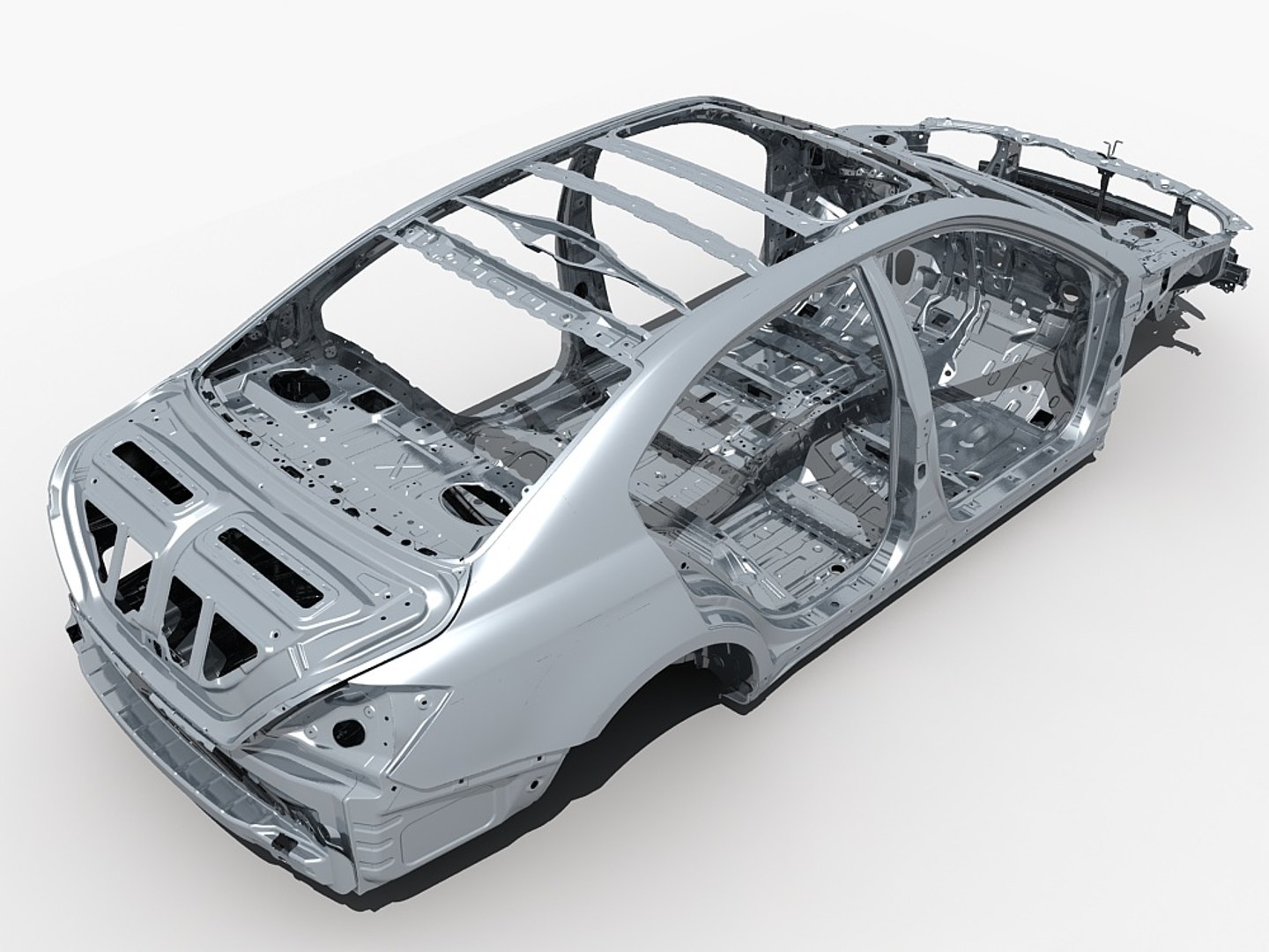 Car Frame 3D Model - TurboSquid 1241146