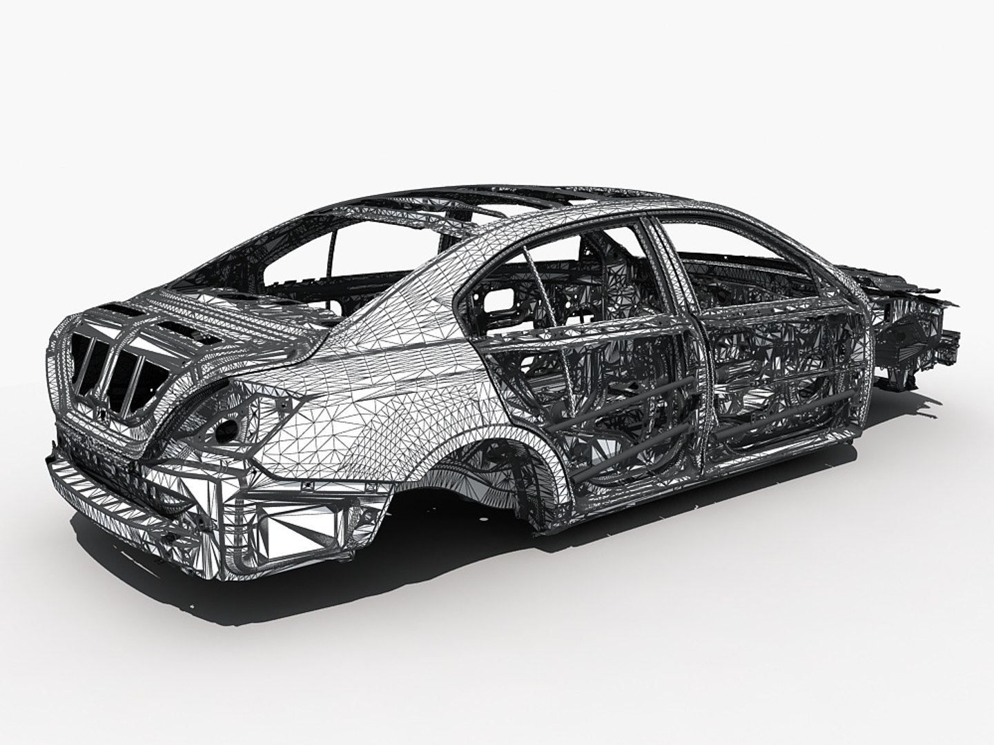 Car Frame 3D Model - TurboSquid 1241146