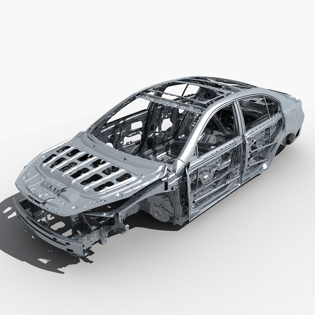 Car frame 3D model - TurboSquid 1241146