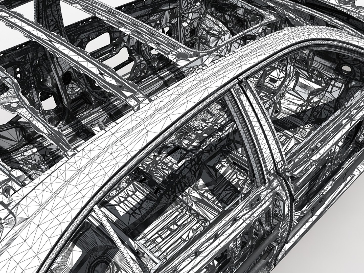 Car Frame 3D Model - TurboSquid 1241146