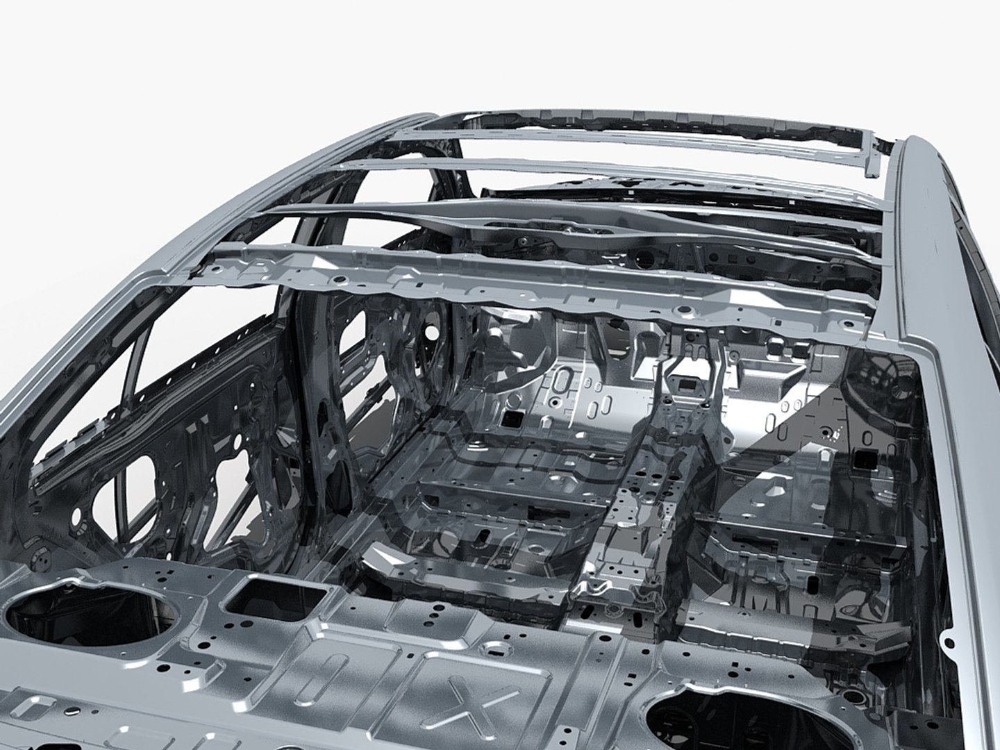 Car Frame 3D Model - TurboSquid 1241146