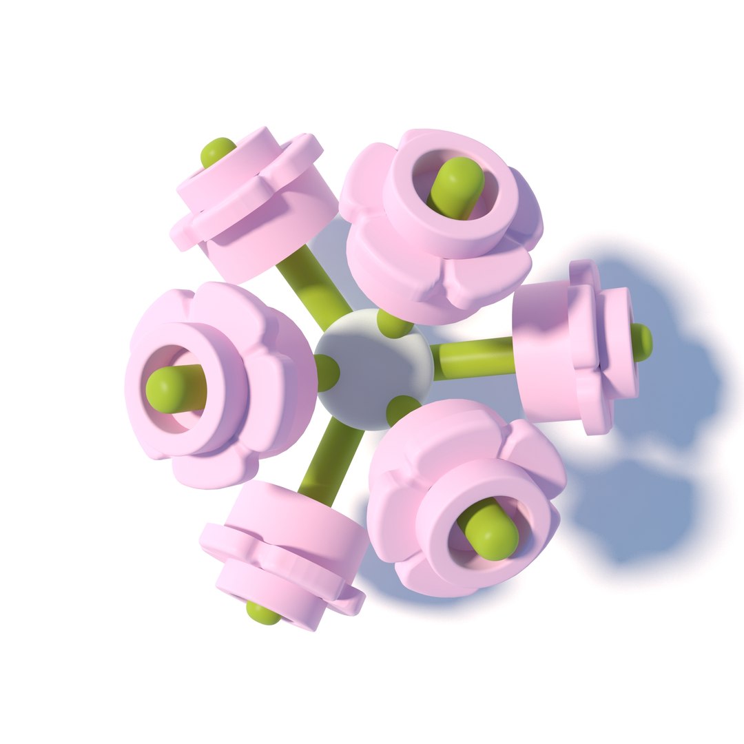 Lego - Sakura Tree 3D Model - TurboSquid 1816616