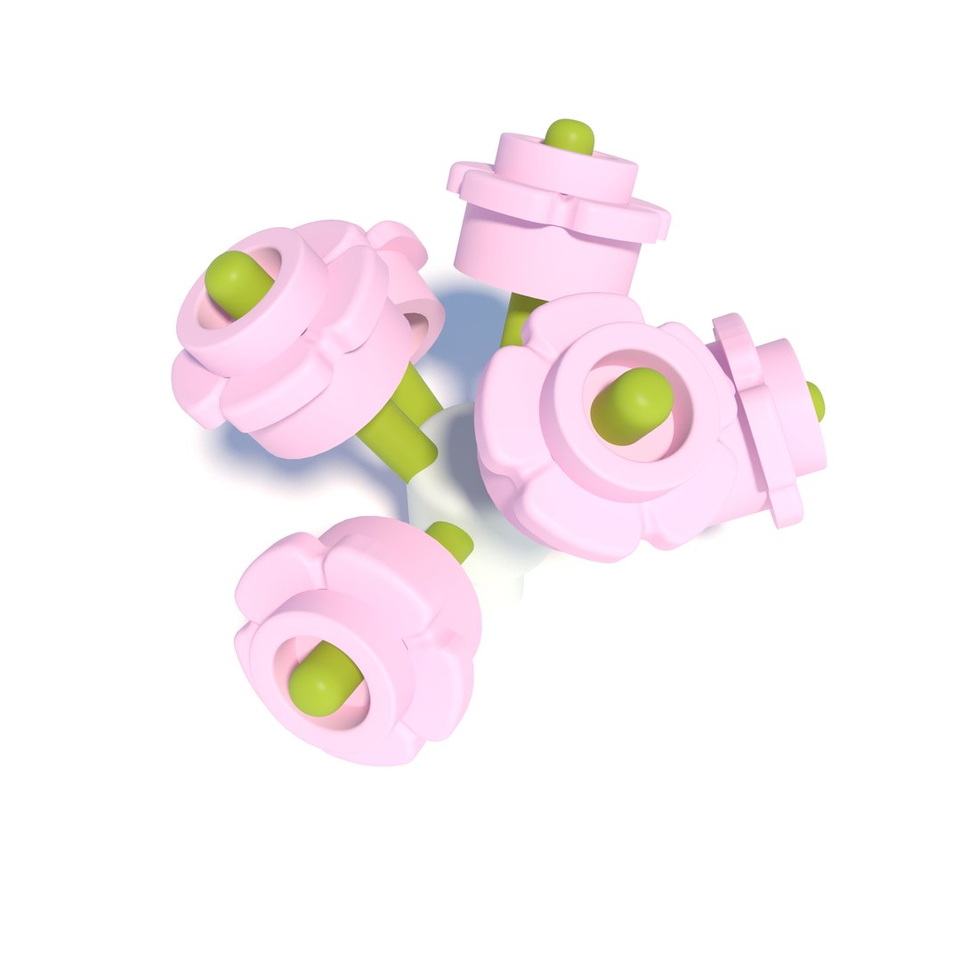 Lego - Sakura Tree 3D Model - TurboSquid 1816616