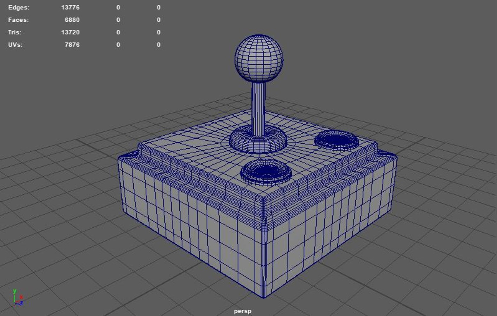 Retro Joystic 3D Model 3D Model - TurboSquid 2356039