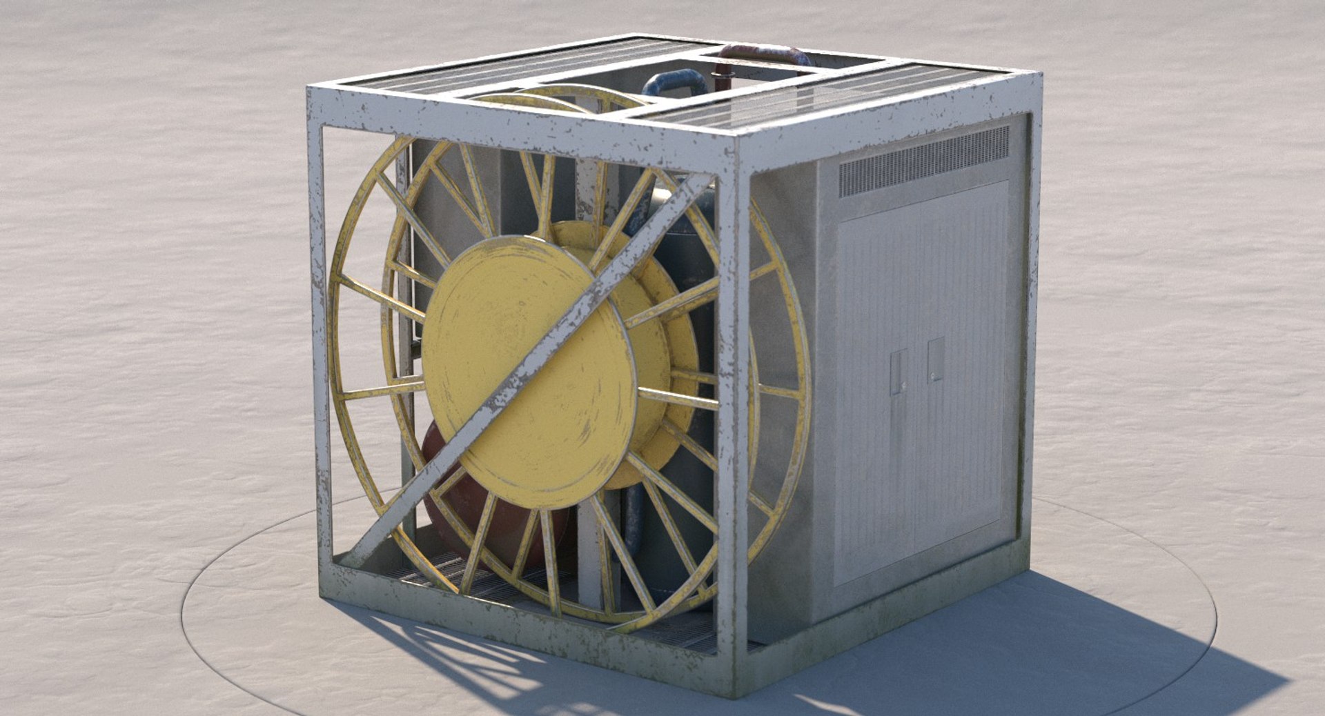 general industrial box 3d max