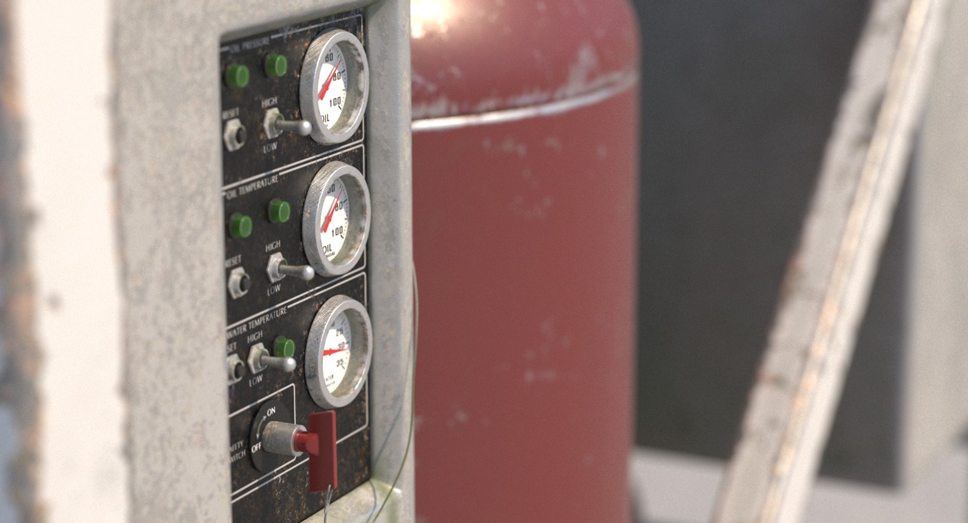 general industrial box 3d max