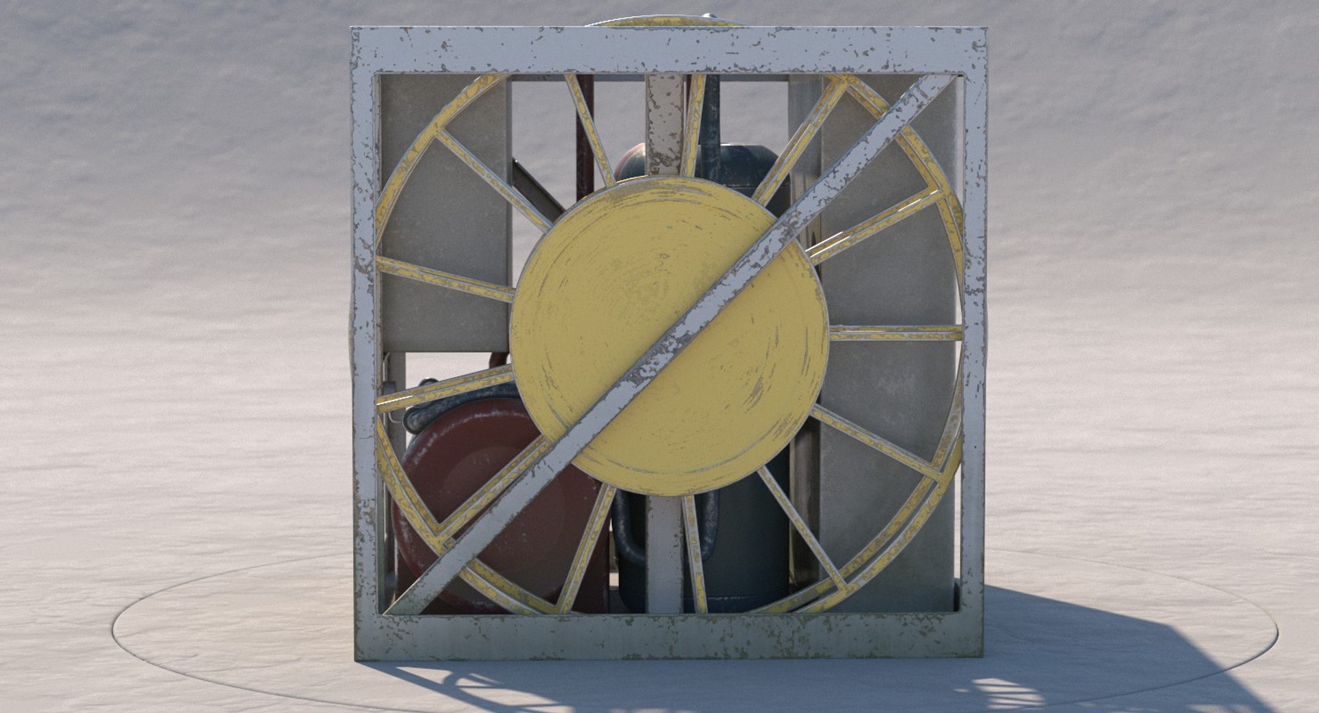 general industrial box 3d max