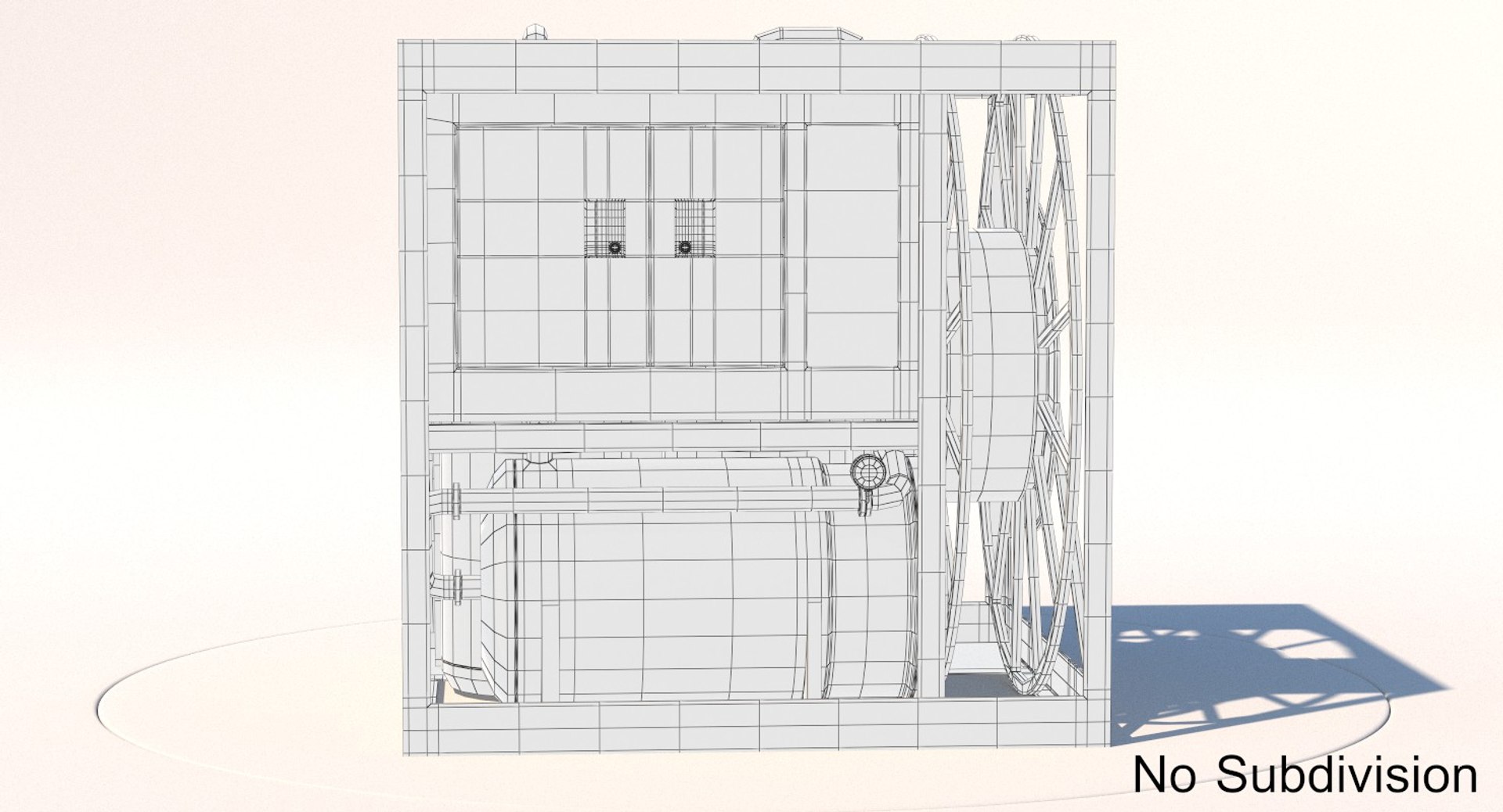 general industrial box 3d max