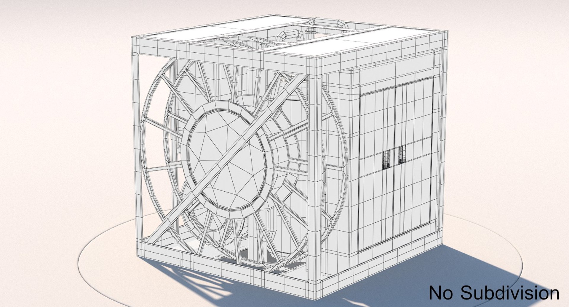 general industrial box 3d max