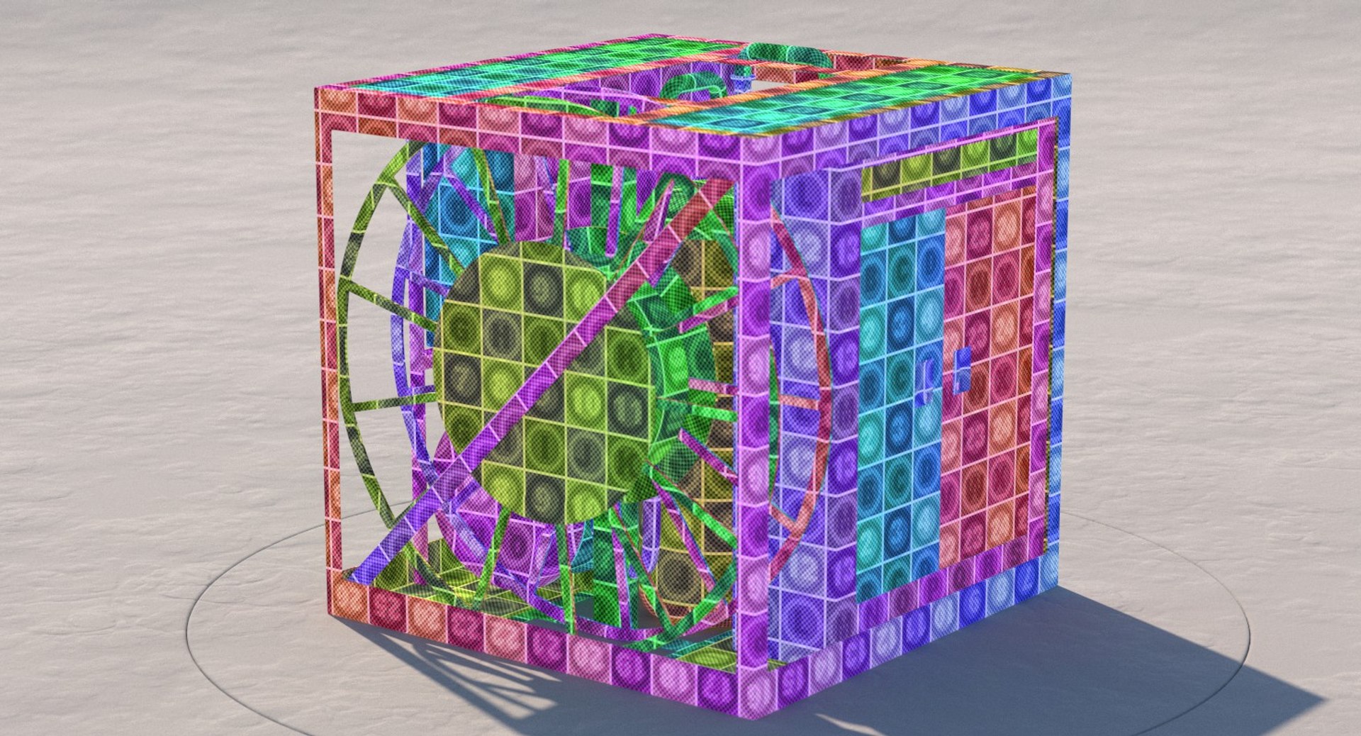 general industrial box 3d max