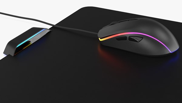 3D model gaming mouse rgb pad - TurboSquid 1694967