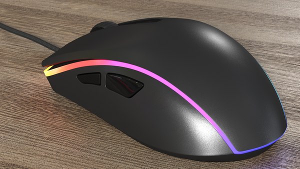 3D model gaming mouse rgb pad - TurboSquid 1694967