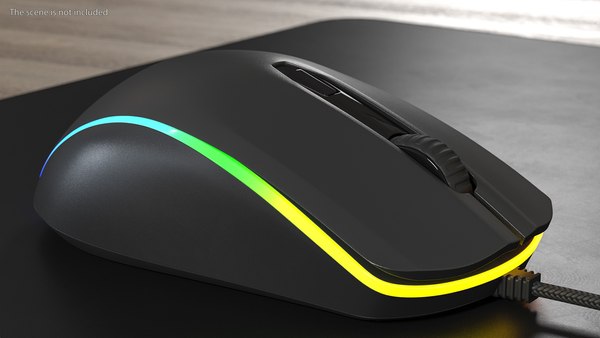 3D model gaming mouse rgb pad - TurboSquid 1694967