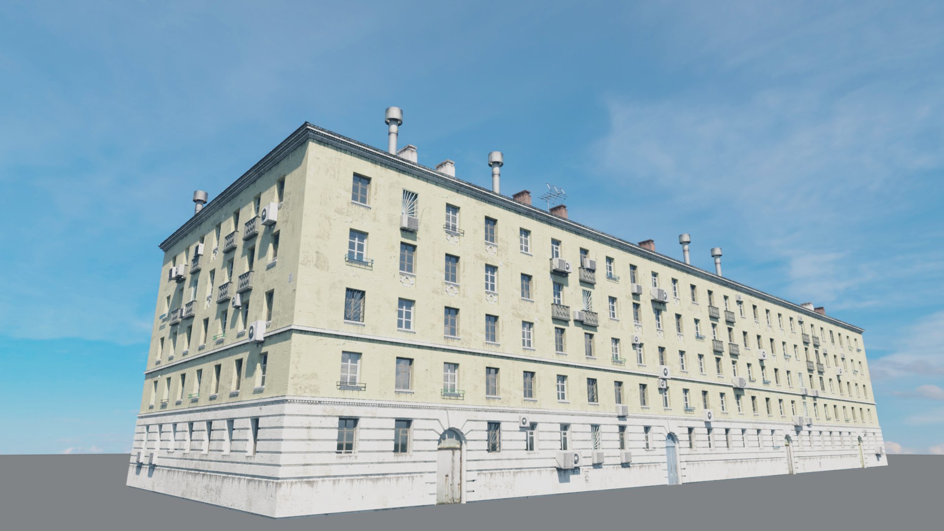 Soviet Building Collection 3 3D - TurboSquid 2084276