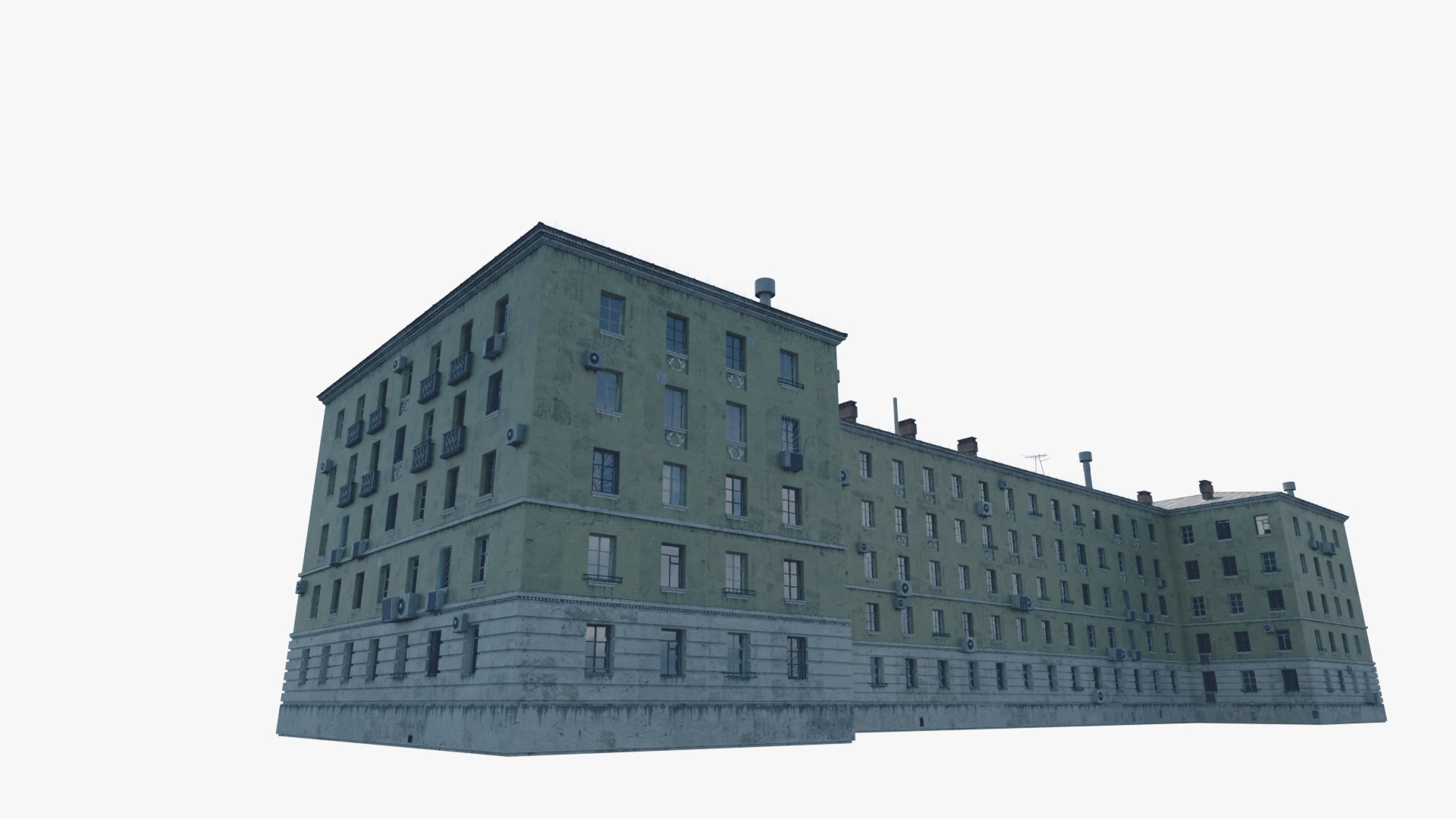 Soviet Building Collection 3 3D - TurboSquid 2084276
