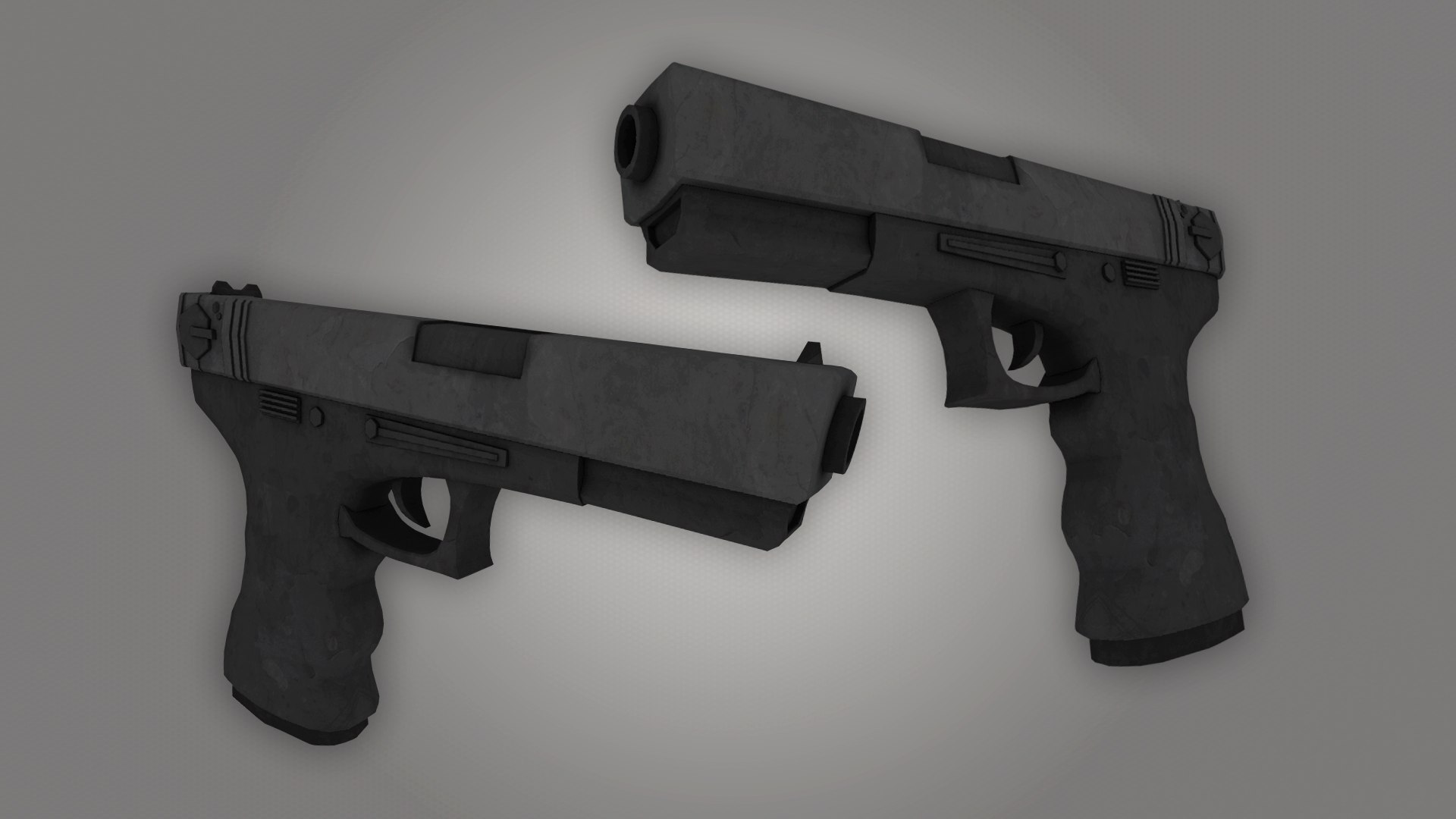 3D pistol ready - TurboSquid 1323930