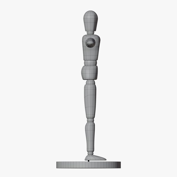 Free 3D model Wooden Dummy 02 - TurboSquid 2044913