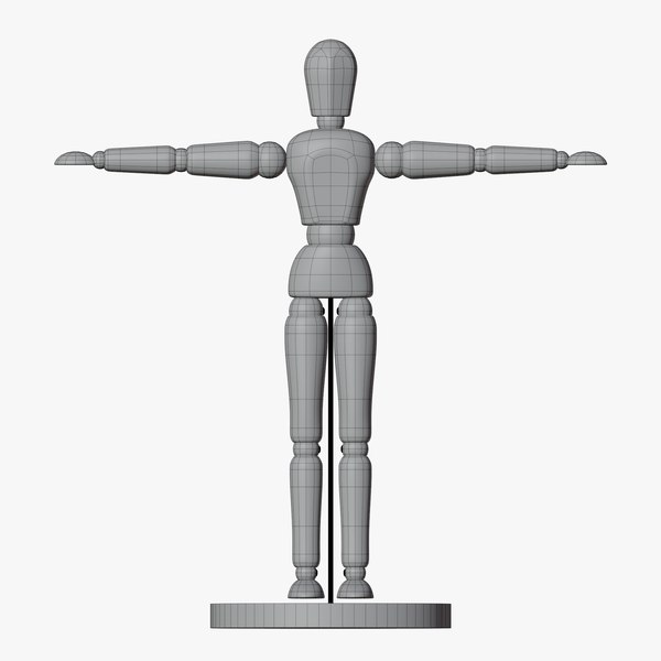 Free 3D model Wooden Dummy 02 - TurboSquid 2044913