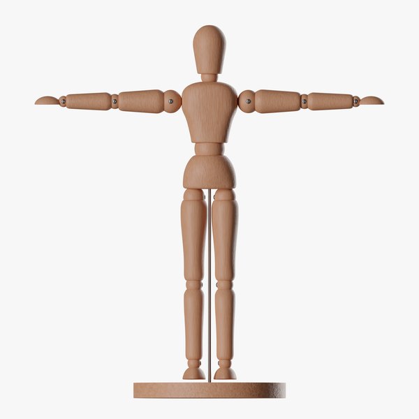Free 3D model Wooden Dummy 02 - TurboSquid 2044913