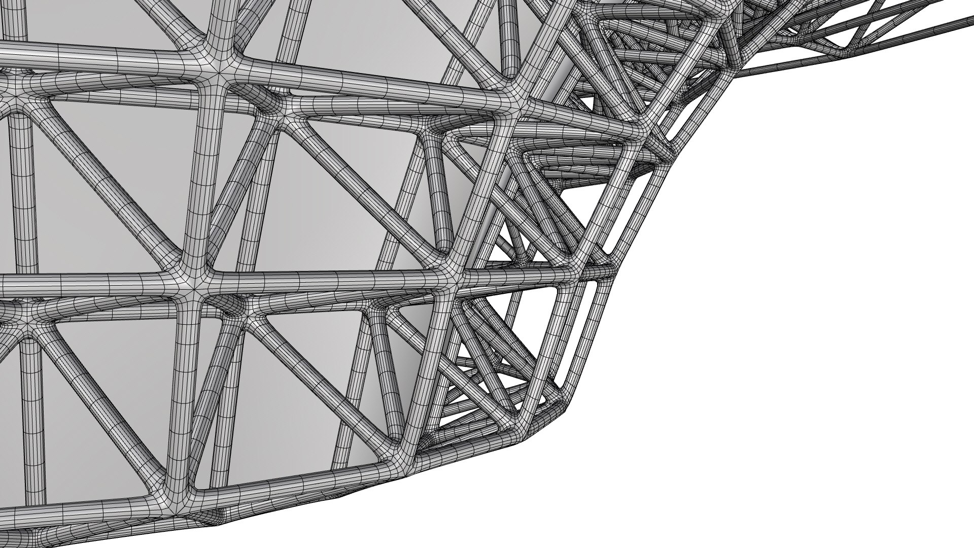 3D Model Circular Space Truss Structure - TurboSquid 2159434