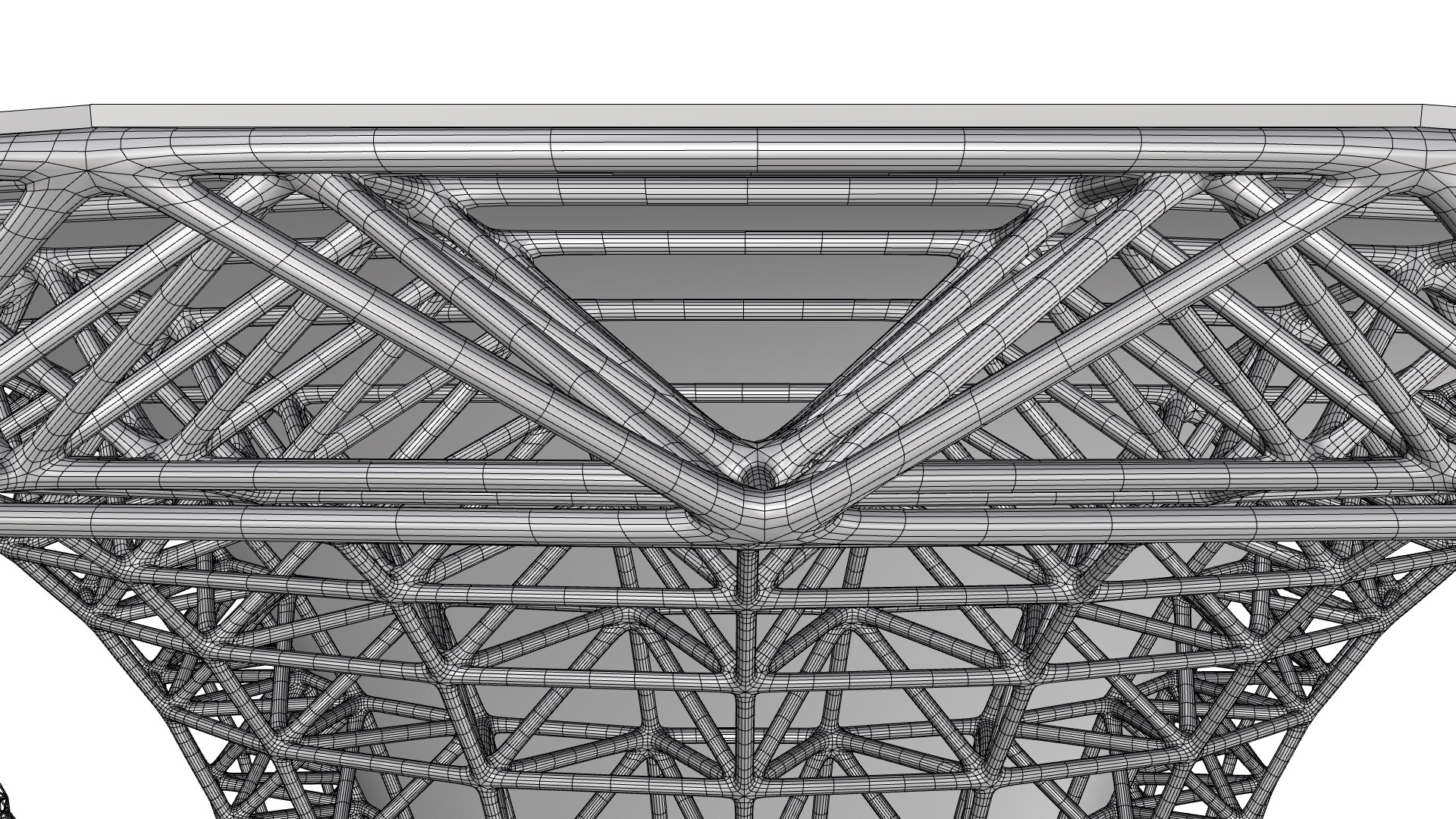 3D Model Circular Space Truss Structure - TurboSquid 2159434
